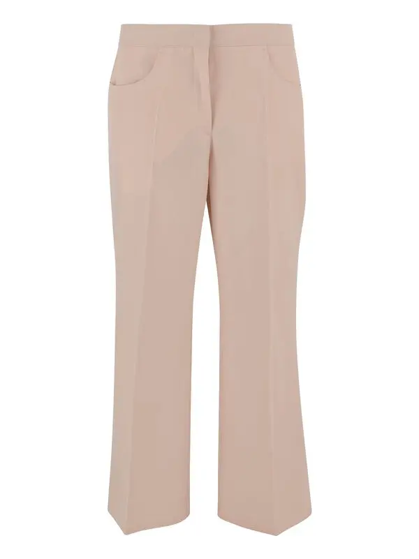 JIL SANDER Wool Trousers - Beige