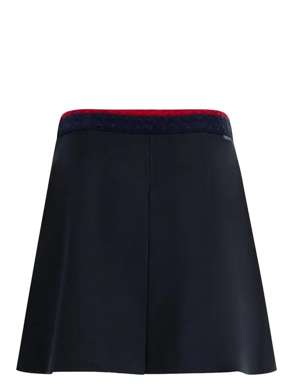 Moncler A-line Skirt - Navy