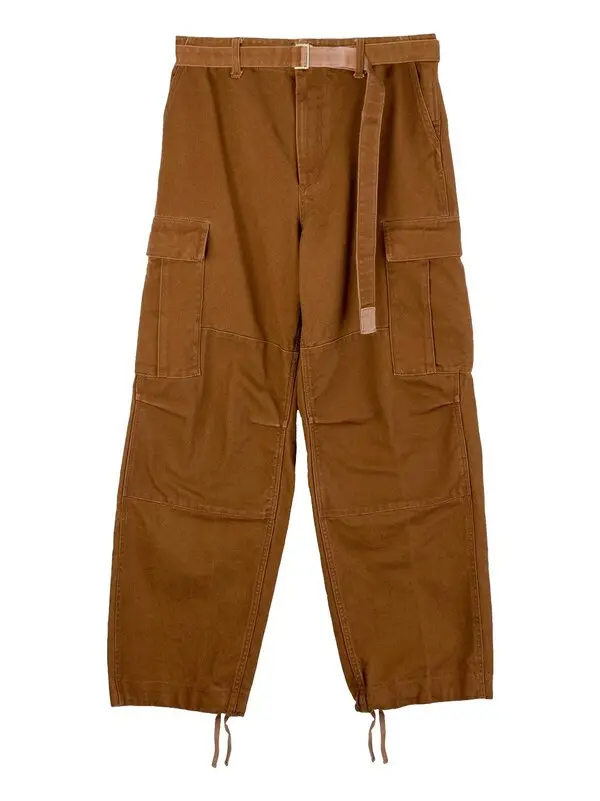 SACAI X CARHARTT WIP Cotton Cargo Trousers - Beige