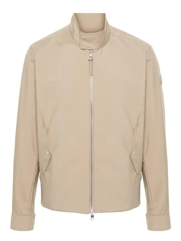 Moncler Chaberton Appliqué Logo Jacket - Beige