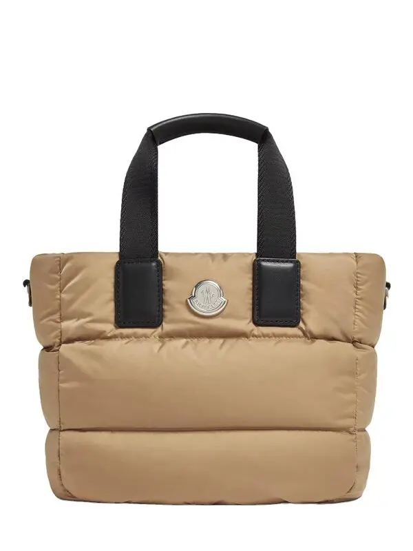 Moncler Mini Caradoc Tote Bag - Medium Beige