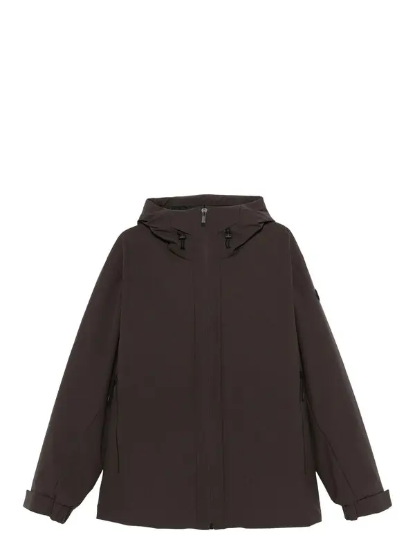 Moncler Riz Coat Jacket - Brown