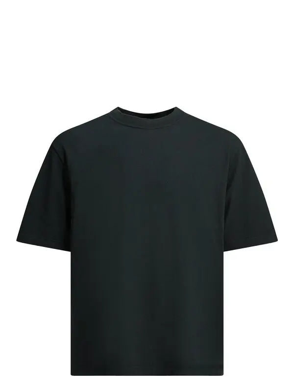 GOLDEN GOOSE Jersey T Shirt With Reverse Logo - Black