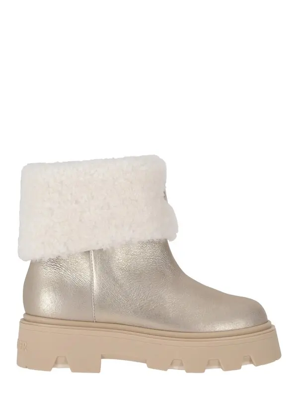 Moncler Aurea Mid Ankle Boots - Silver