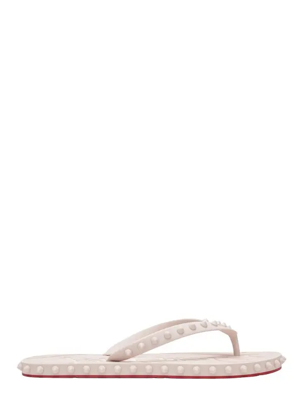 CHRISTIAN LOUBOUTIN Super Loubi Flip Flops - Pink