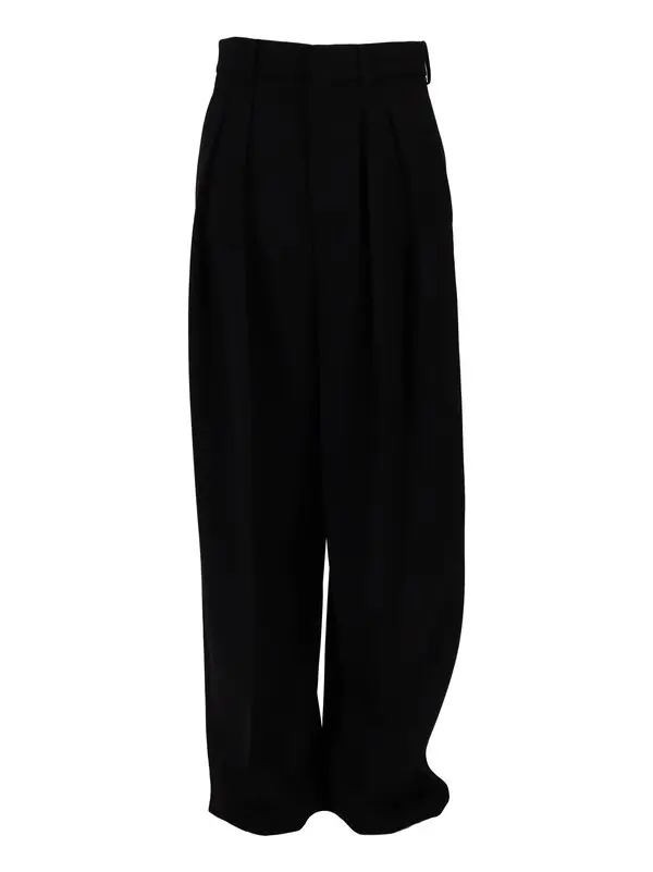 Saint Laurent Straight Pr12 Trousers - Nero
