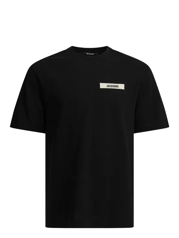 Jacquemus Gros Grain' T Shirt - Black