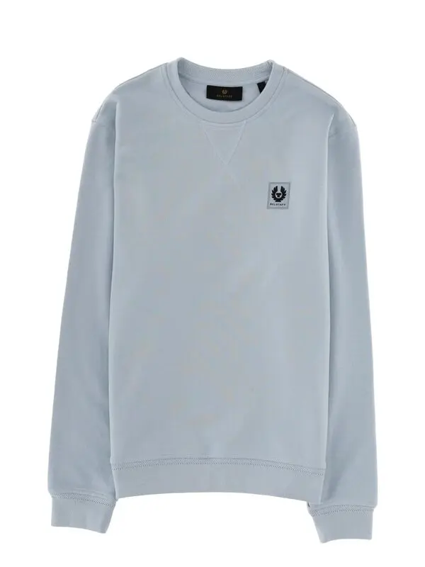 Belstaff Sweatshirt With Logo Patch - Azure