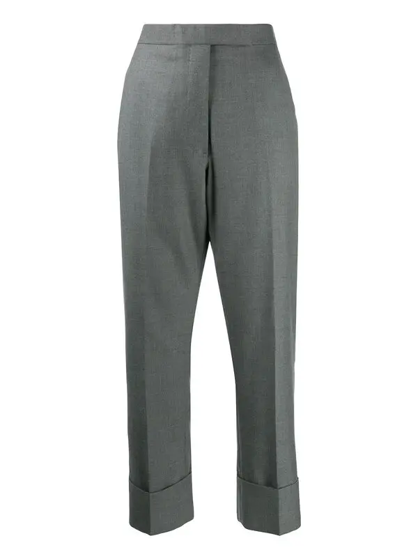 Thom Browne Classic Backstrap Trouser Fit 1 In Super 120’s Twill - Med Grey
