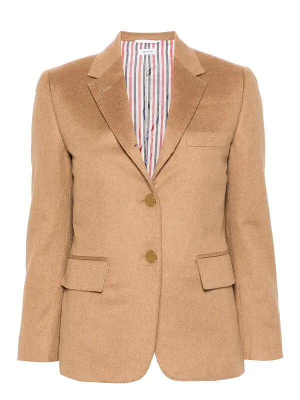 Thom Browne Single-breasted Blazer - Camel