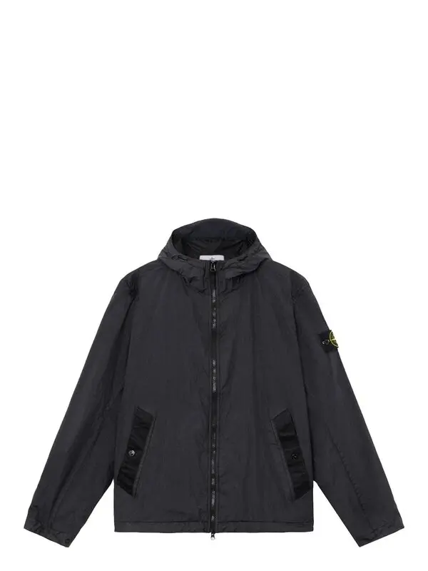 Stone Island Hooded Jacket - Black