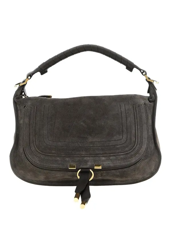 Chloé Marcie Small Shoulder Bag - Brown