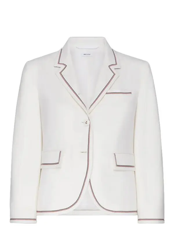 Thom Browne Cashmere Sportcoat - White