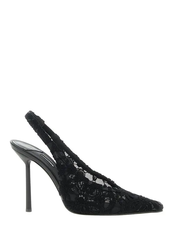 LE SILLA Chantilly Slingbacks - Black