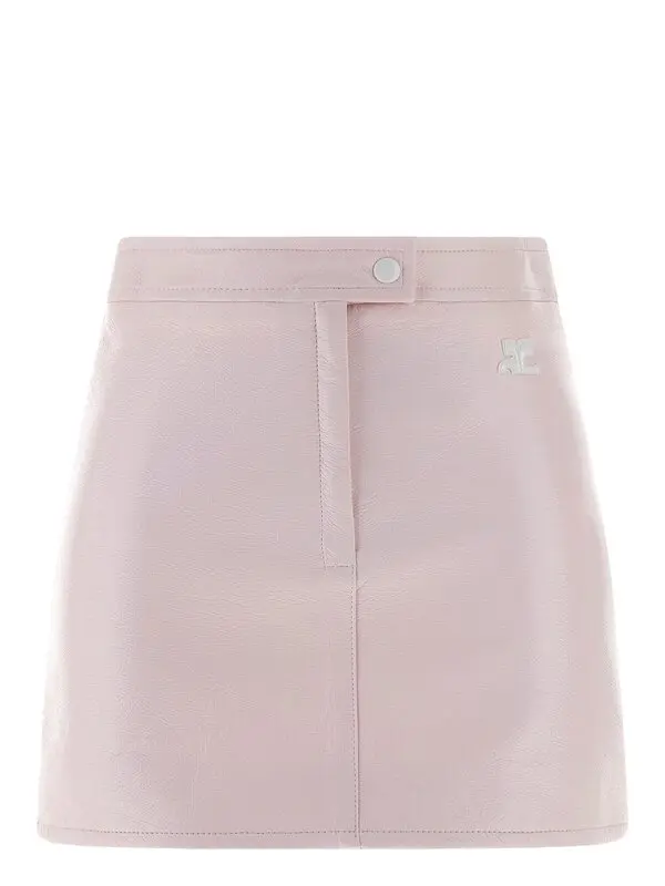 COURREGES Vinyl Skirt - Pink