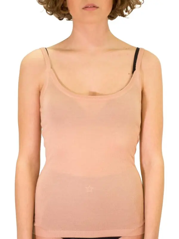 LA ROSE Cashmere And Silk Tank - Light Pink