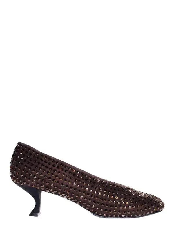 LA ROSE Pumps Crystal - Brown