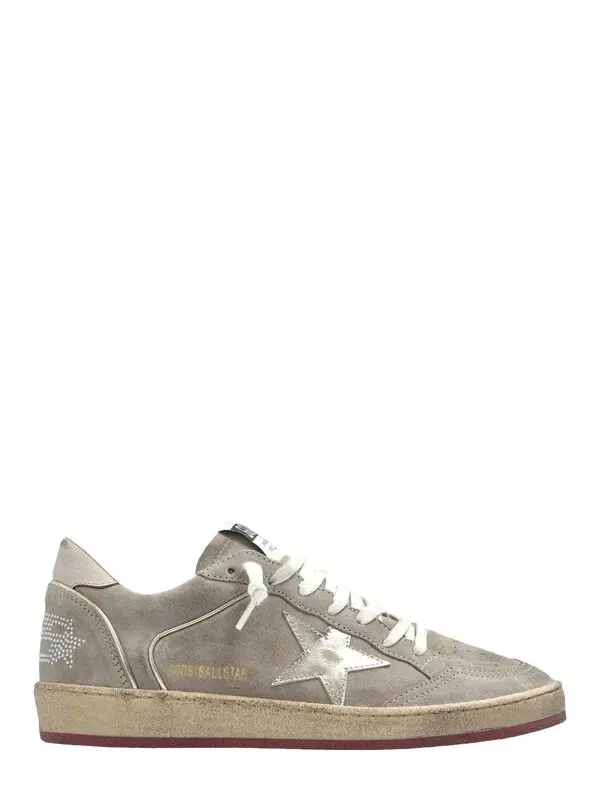 GOLDEN GOOSE Ball Star Sneakers - Taupe/platinum/beige