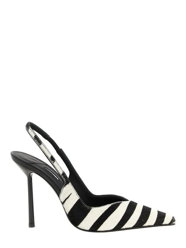 LE SILLA Vivienne Slingbacks - White/black