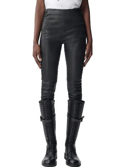 ANN DEMEULEMEESTER Florence Leggings Bistretch Cotton - Black