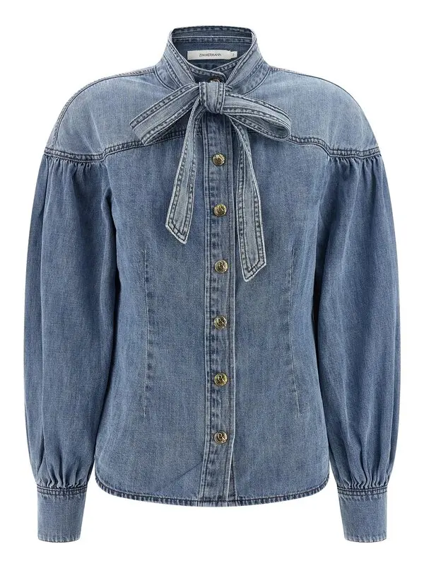 Zimmermann Denim Shirt - Light Blue