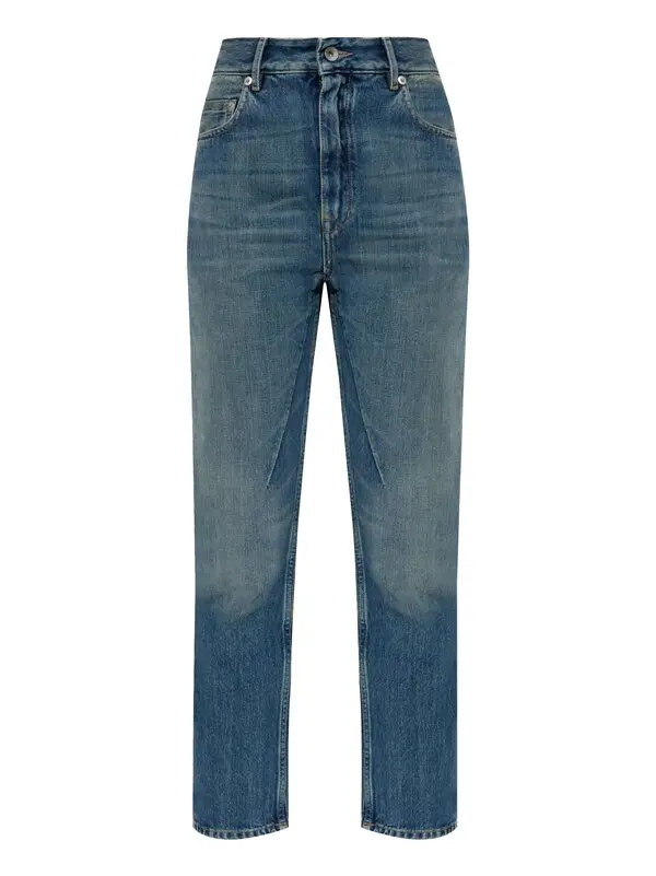 Rick Owens Straight Leg Jeans - Washed Indigo