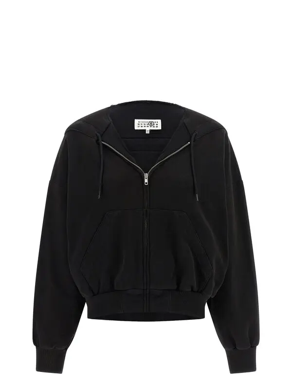 MAISON MARGIELA Trompe L'oeil Hoodie - Black
