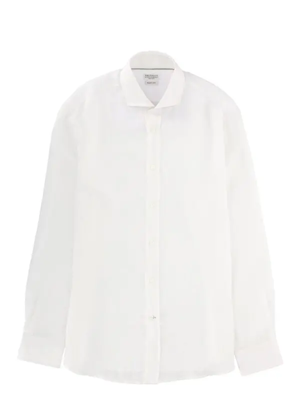 Brunello Cucinelli Linen Shirt - White