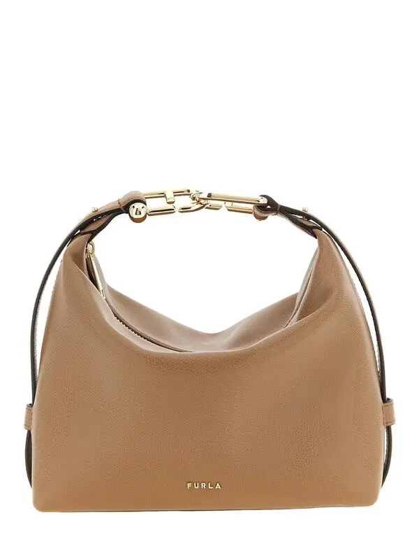 Furla Tonie Mignon Shoulder Bag - Beige