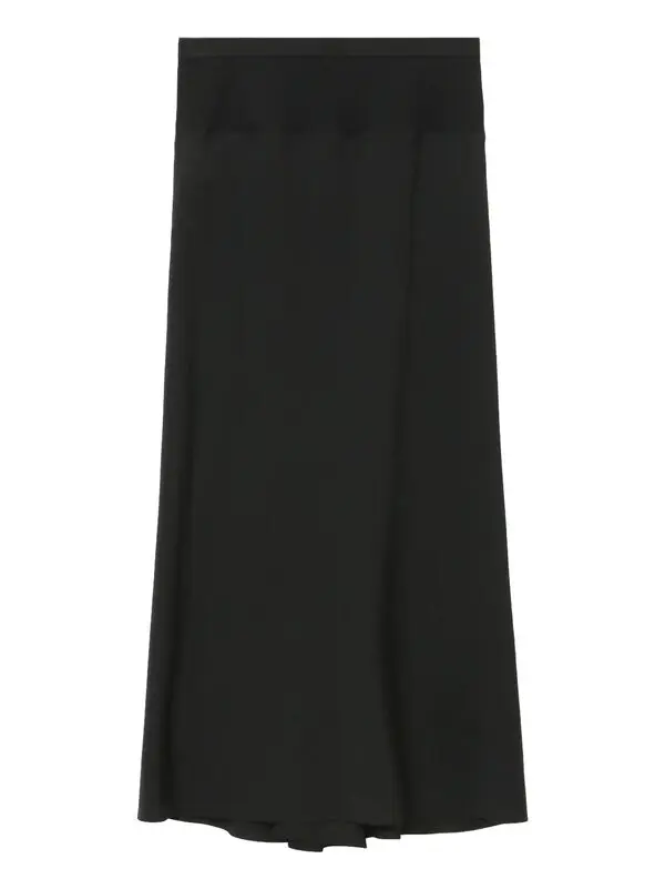 Rick Owens Bias Knee Length Skirt - Black