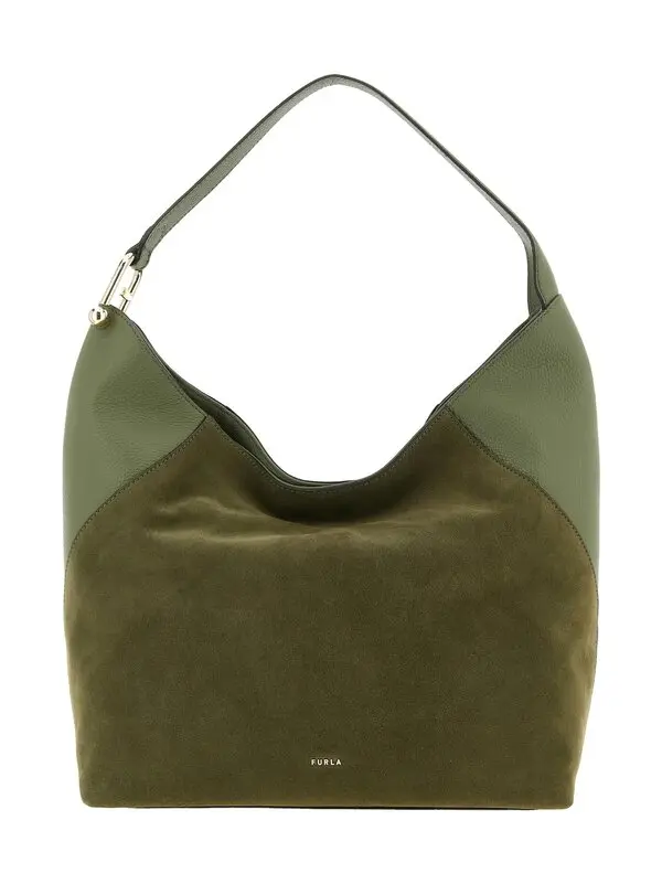 Furla Lara Large Shoulder Bag - Green