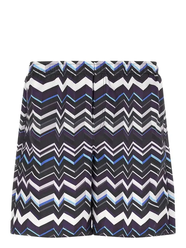 Missoni Irregular Zig Zag Print Swimsuit - Multicolor