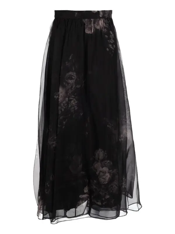 Zimmermann Hypnotic Maxi Skirt - Black