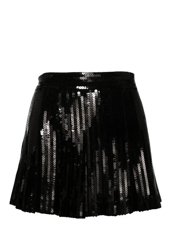 PAROSH Godot Mini Skirt - Nero