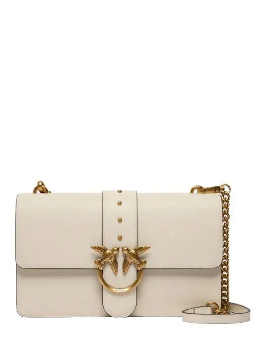 Pinko Love One Classic Handbag - White