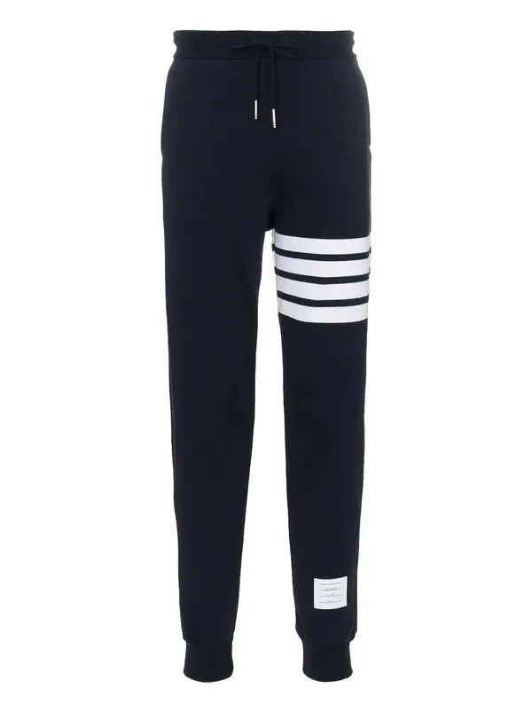 Thom Browne Engineered Bar Jersey Sweatpant - Navy