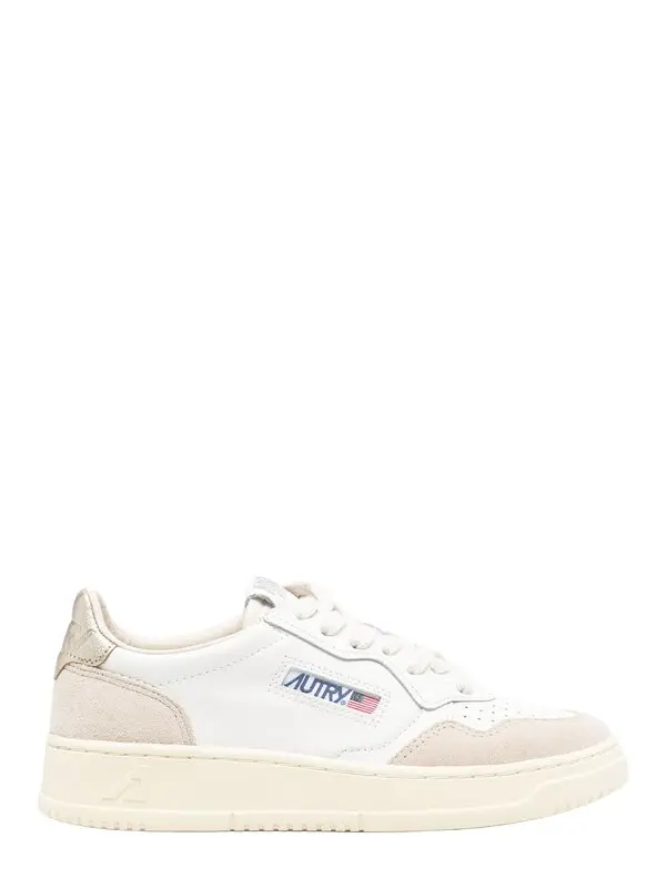 AUTRY Medalist Low Sneakers - Wht/gold