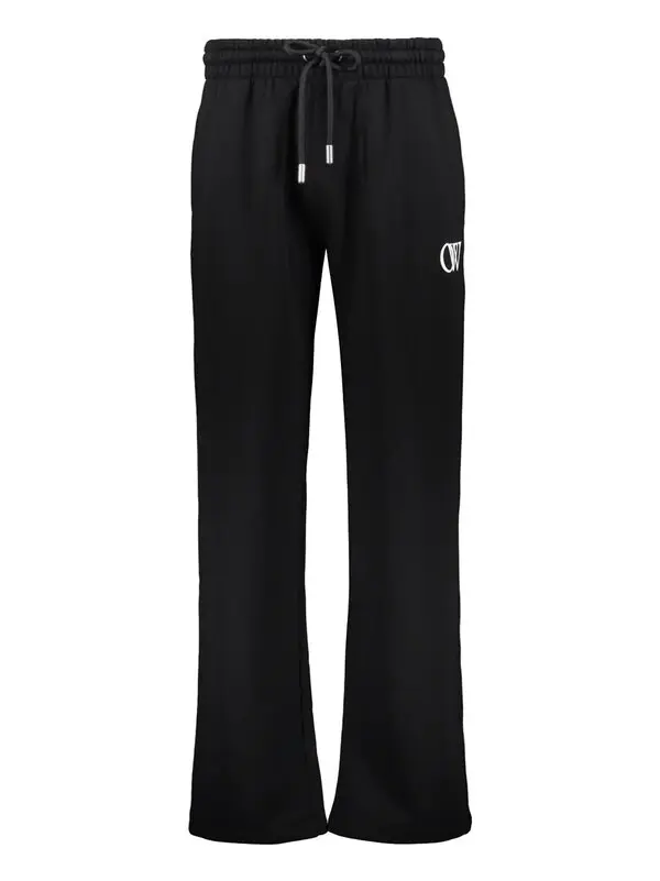 Off-White Cotton Pants - Black