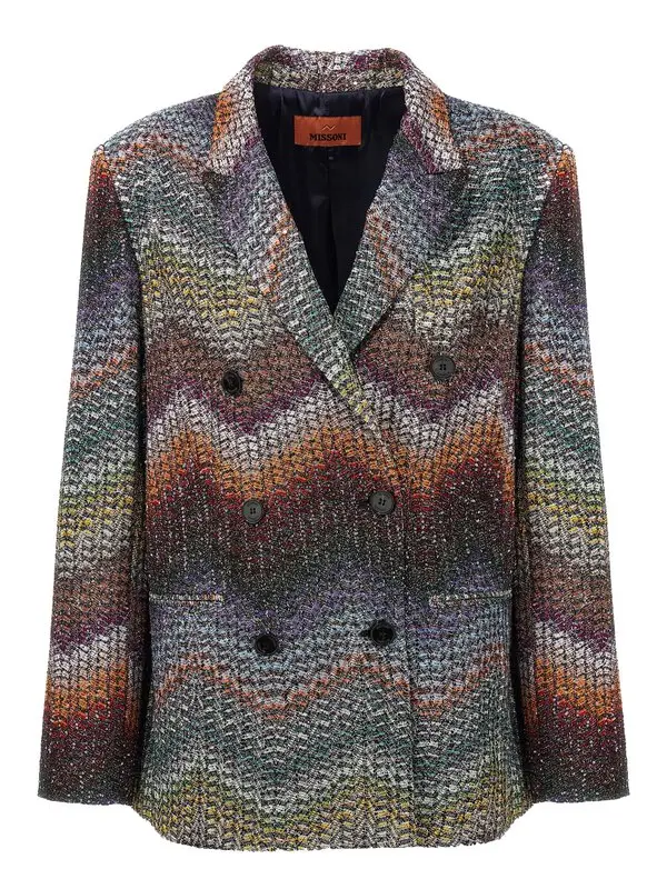 Missoni Lamé And Sequin Viscose Blazer - Multicolor