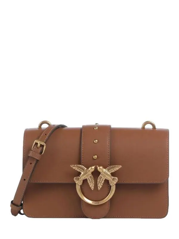 Pinko Love One Mini Shoulder Bag - Brown