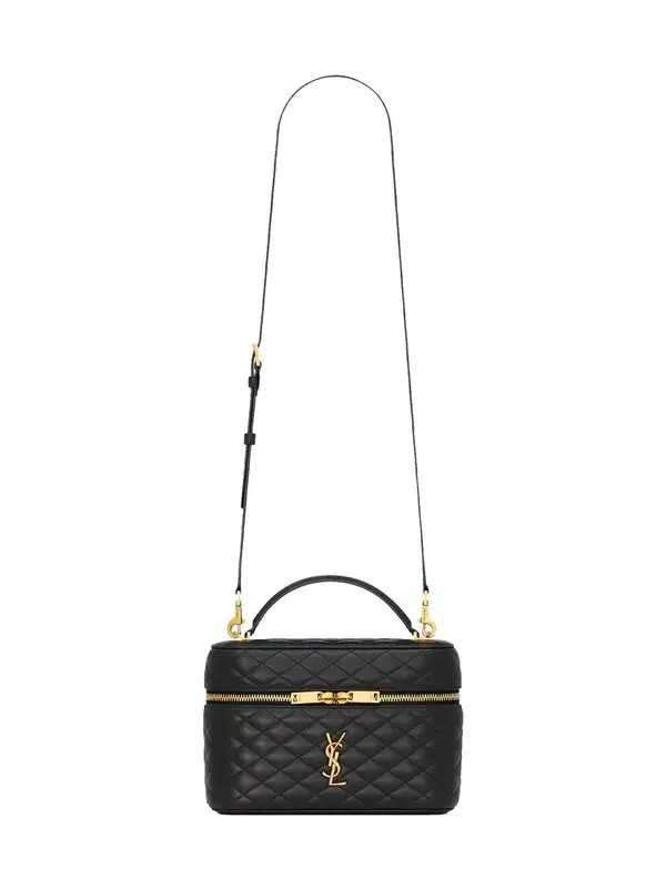 Saint Laurent Gaby Large Vanity Bag - Black