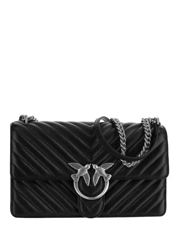 Pinko Love One Classic Shoulder Bag - Black
