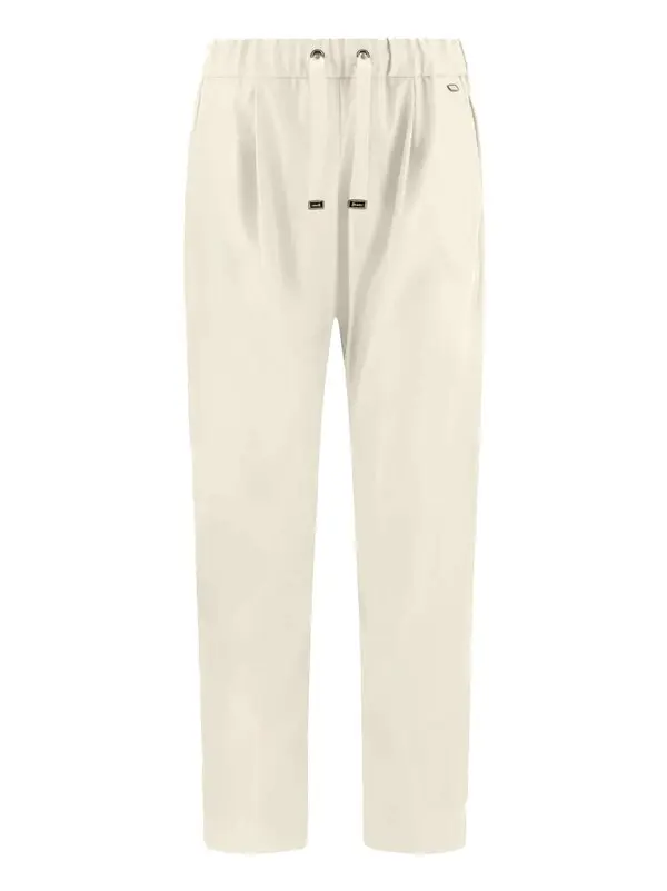 Herno Faux Leather Pants - White