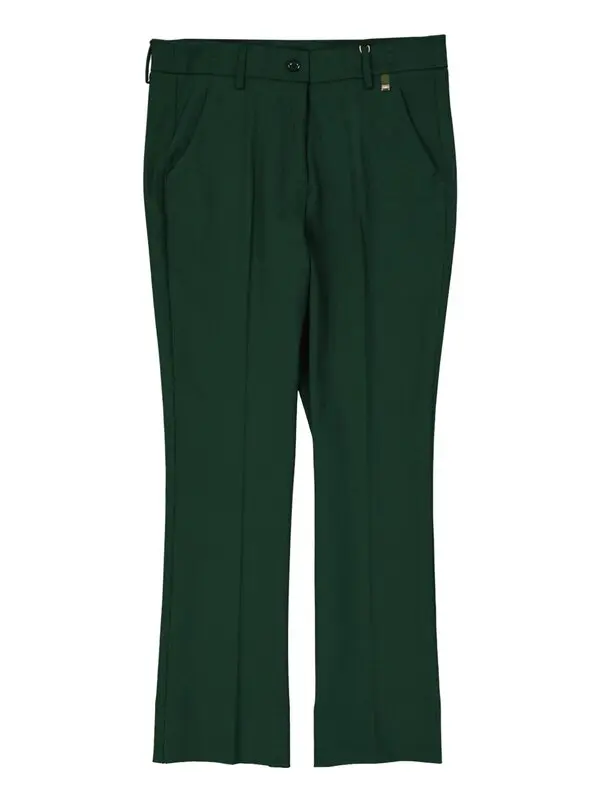 Herno Cropped Trousers - Green