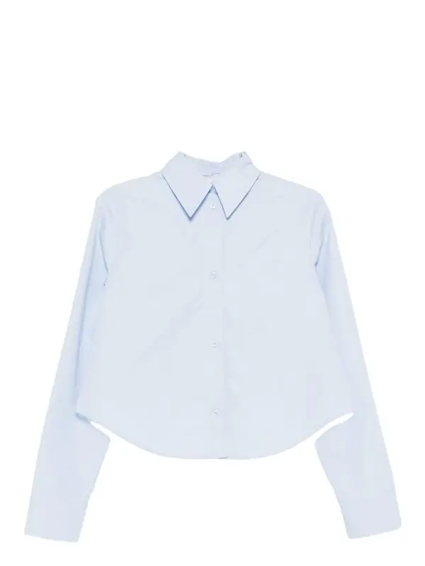 Sportmax Cotton Blend Shirt - Clear Blue