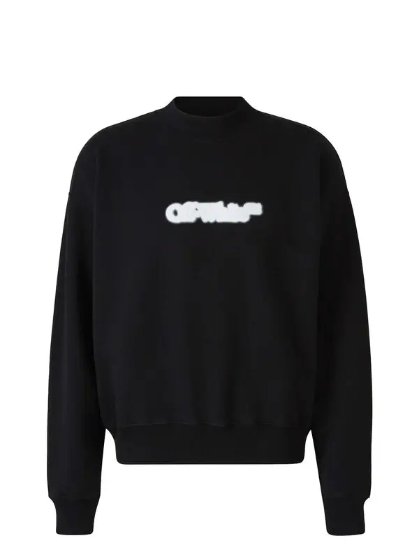 Off White Spray Arrow Skate Sweatshirt - Black