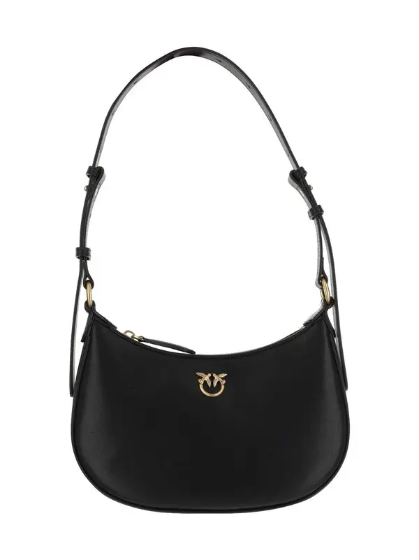 Pinko Simply Love Half Moon Mini Bag - Black