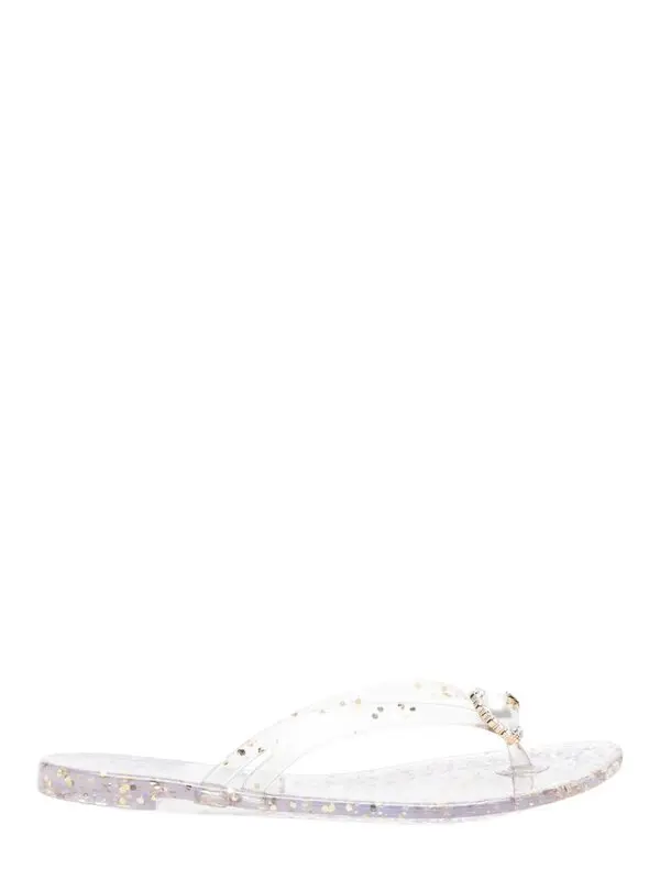 Casadei Thong Sandals - Clear Blue