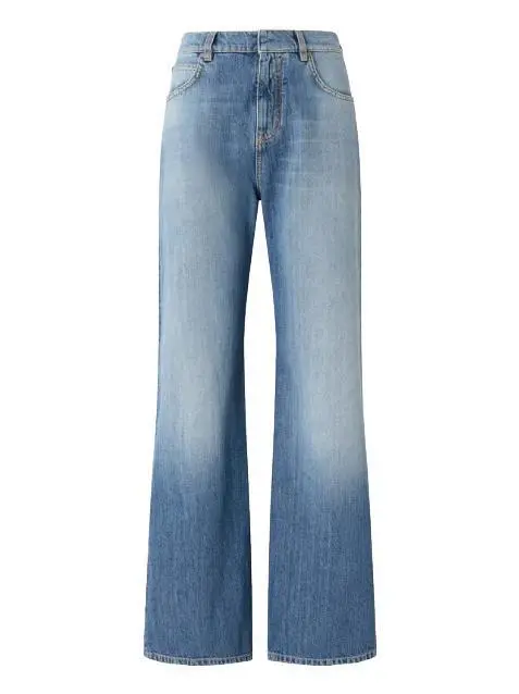 Pinko Wanda Wide-leg Jeans - Denim