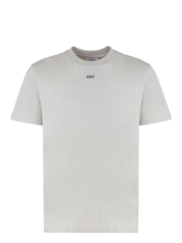 Off White T Shirt - Gray